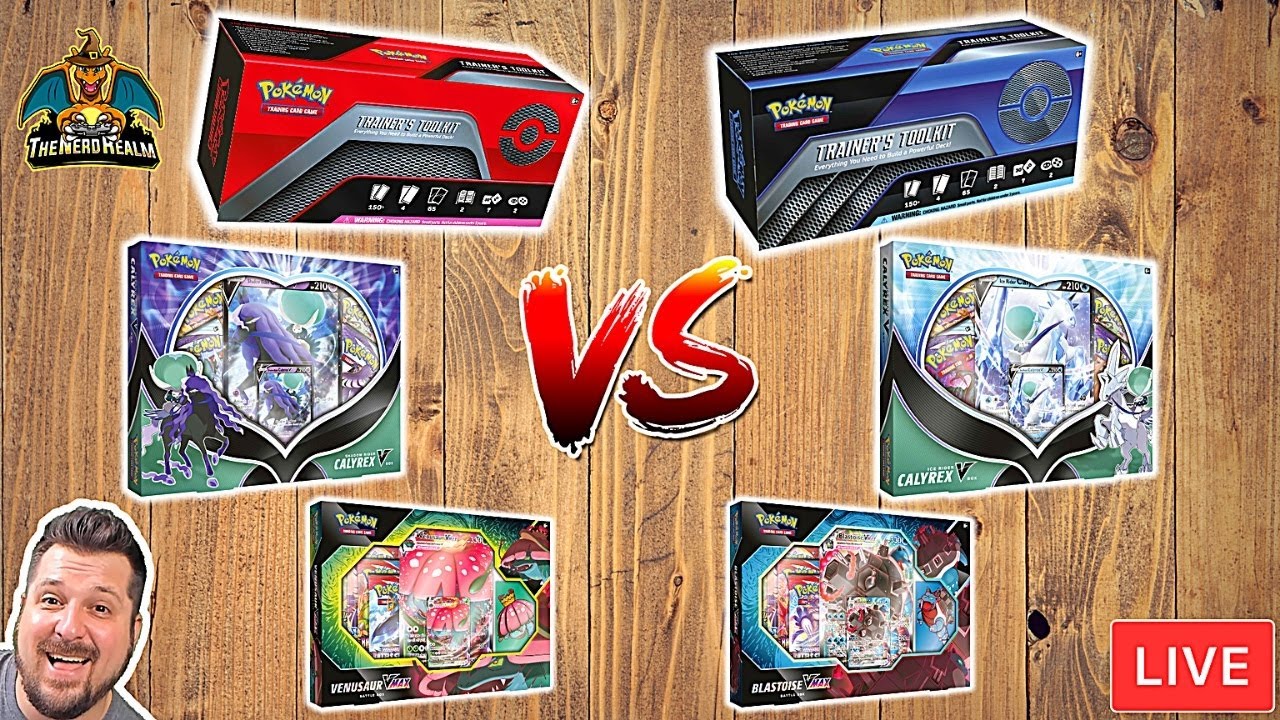 Pokemon Product Battles! Trainer Toolkits, Calyrex Boxes, & Venusaur ...