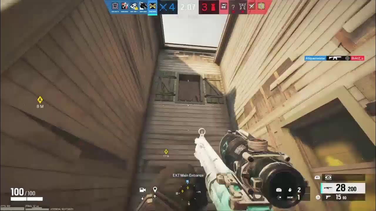 【R6S】PS4 PCランクに殴り込み - YouTube