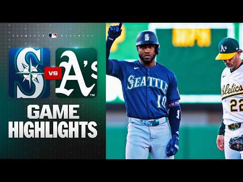 Mariners vs. A's Game Highlights (5/26/26) | MLB Highlights