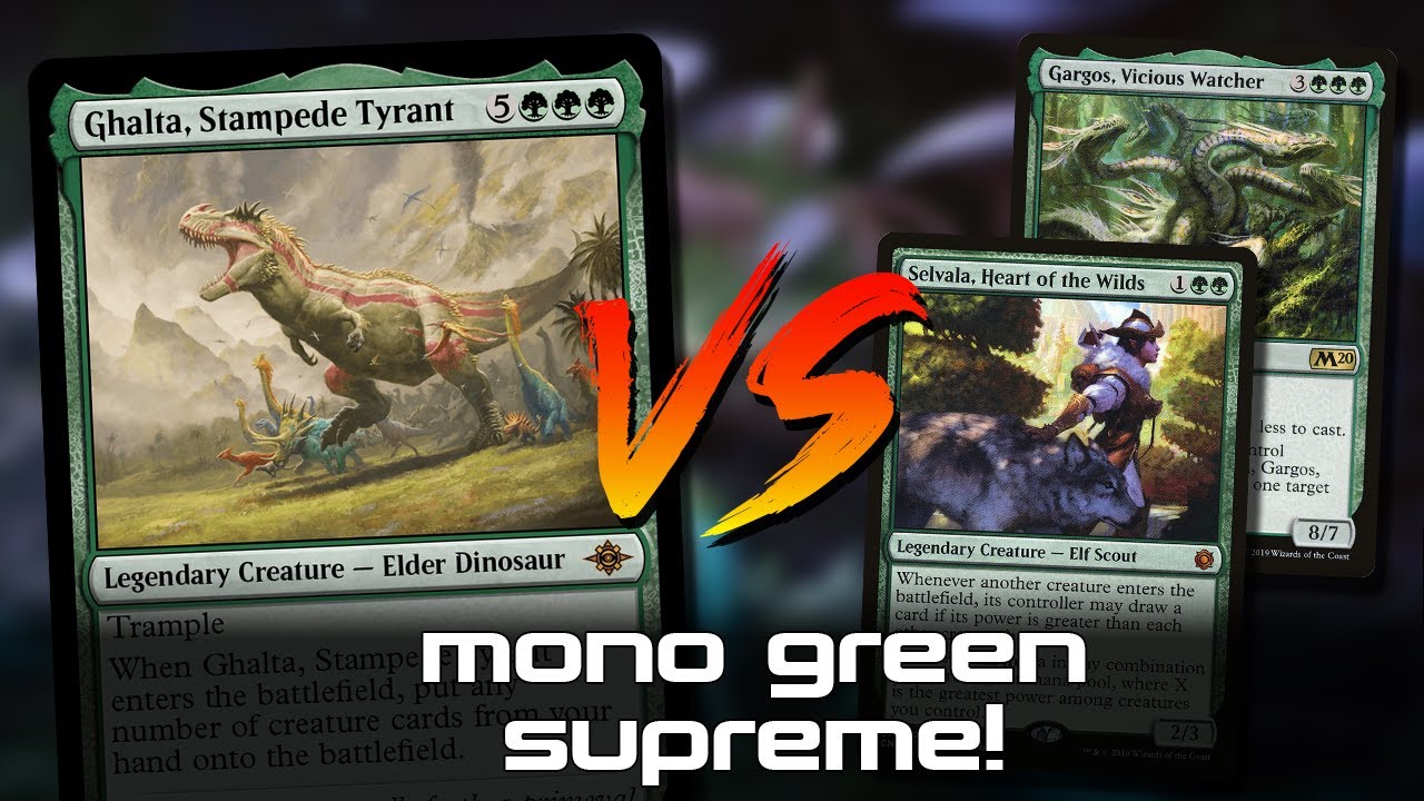 Ghalta Stampede Tyrant vs Selvala & Gargos | MTG 1v1 EDH Gameplay ...