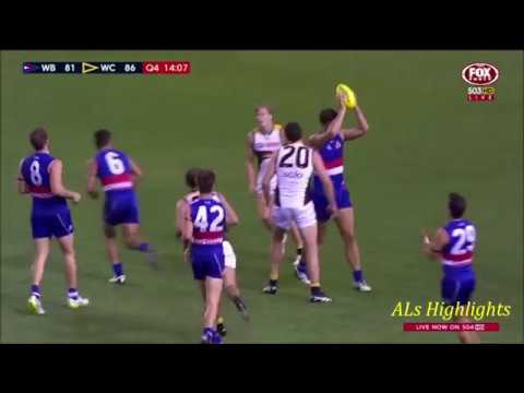 First Goal | Tom Boyd | 2015 Round 1 | AFL Western Bulldogs - YouTube