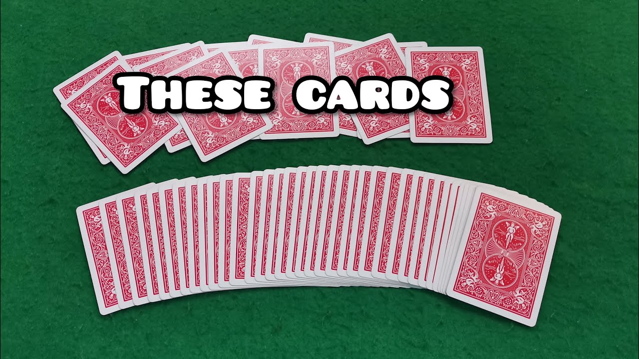 Learn an easy math card trick. - YouTube