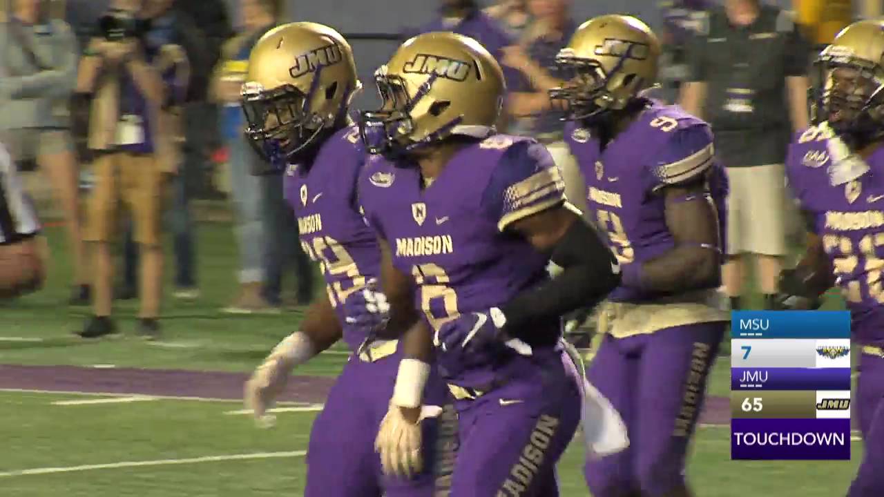 JMU vs. Morehead State - Play of the Game - Rashard Davis Punt Return ...