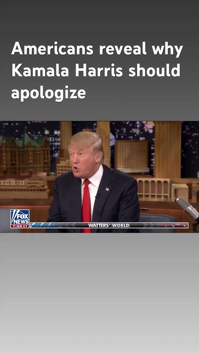 'Jesse Watters Primetime' asks: Does Kamala Harris owe anyone an apology? - YouTube