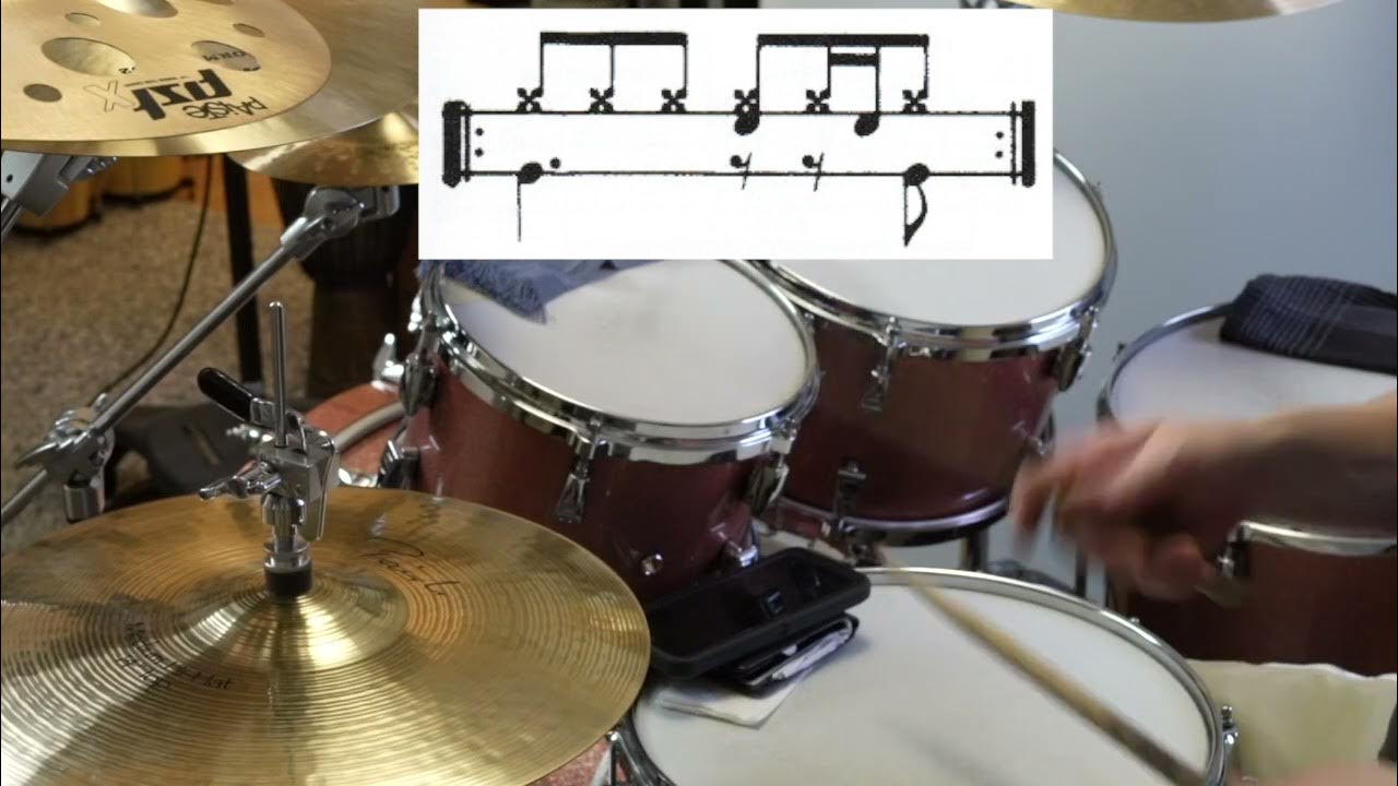Basic Beginner 6/8 drumming Patterns 4 of 9 - YouTube