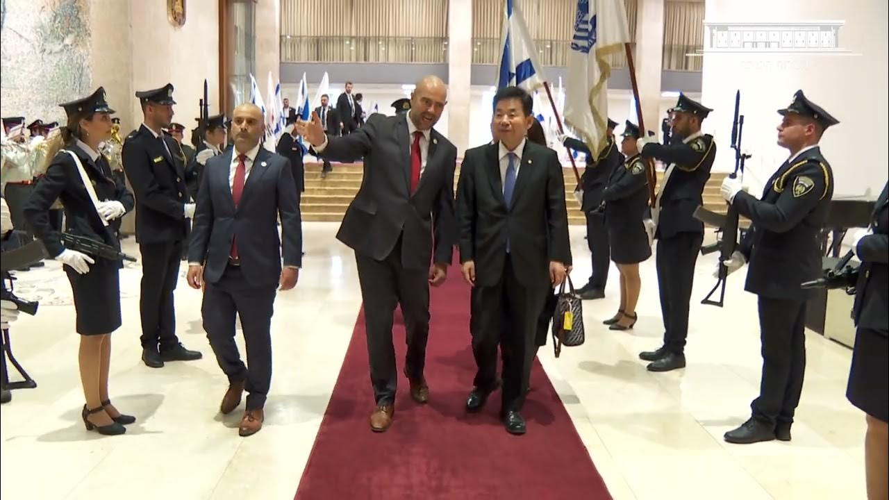 יושב ראש הכנסת אמיר אוחנה אירח את יושב ראש האסיפה הלאומית של דרום