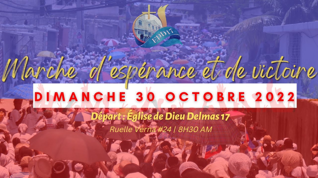 EN DIRECT | MARCHE D'ESPERANCE ET DE VICTOIRE | Eglise de Dieu Delmas ...