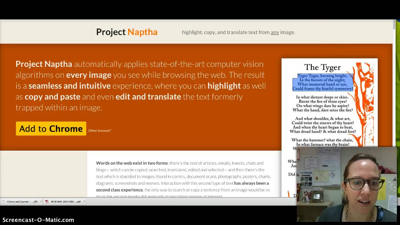 Project Naptha - YouTube