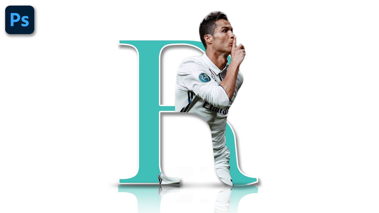 Text R Letter Manipulation Transparent Effect in Photoshop | Easy ...
