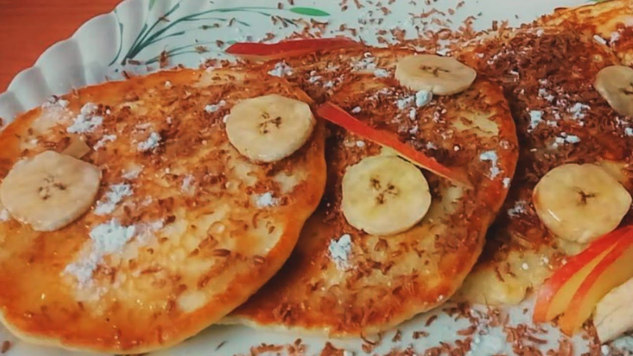 Easy Banana Pancake Recipe | Pancake Without Eggs - YouTube