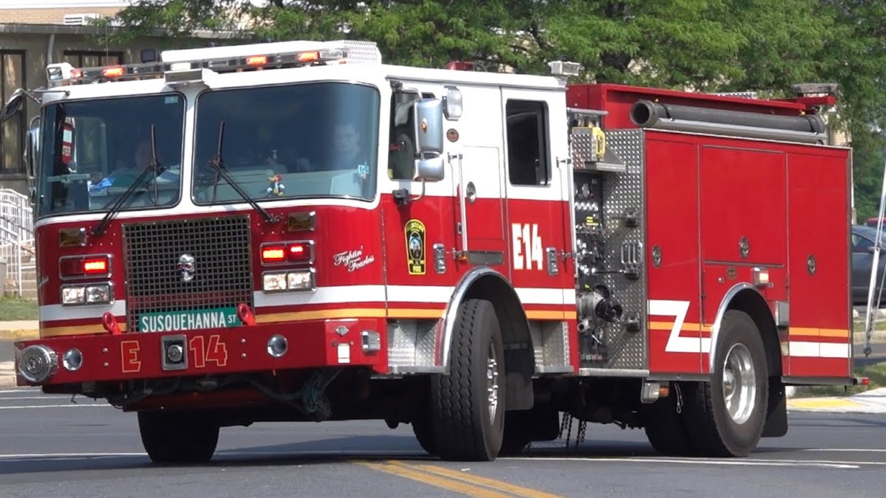 Allentown Fire Department Engine 14 Responding - YouTube
