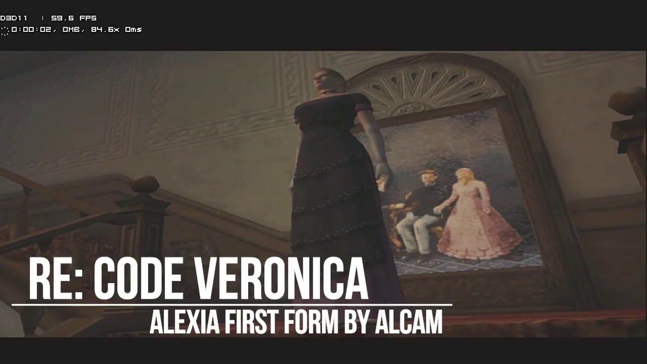 RESIDENT EVIL: CODE VERONICA (ALEXIA FIRST FORM BOSS) - YouTube
