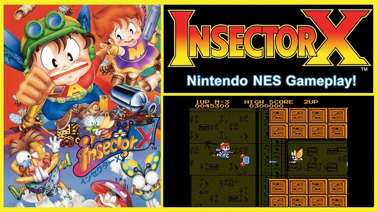Insector X (NES) – A Bug’s Life in Shmup Form 🐜💥 - YouTube