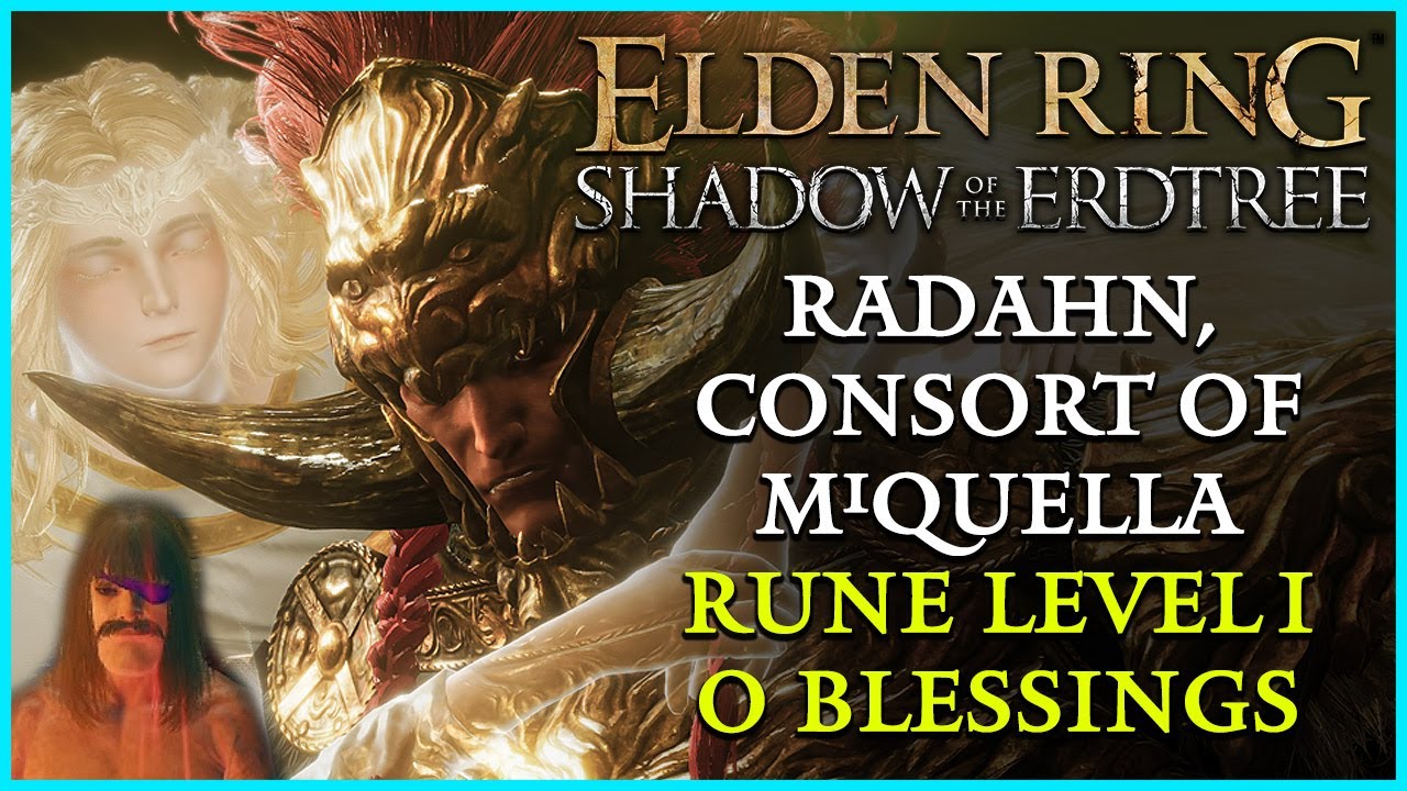 Promised Consort Radahn RL1 & 0 Scadutree Blessings (Pre-Patch) | Elden ...