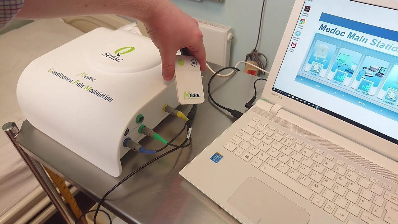 Thermal Thresholds with the Medoc Q Sense - YouTube