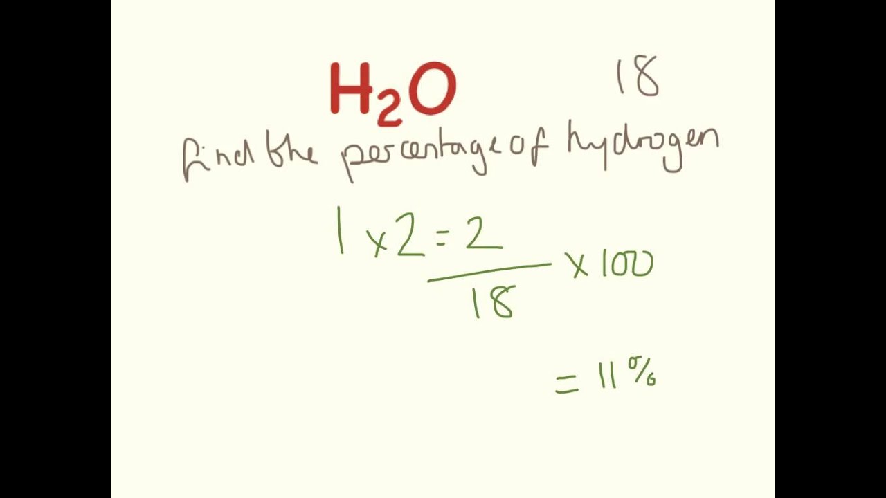 Percentage Of An Element In A Compound YouTube percentage-of-an-element-in-a-compound-youtube