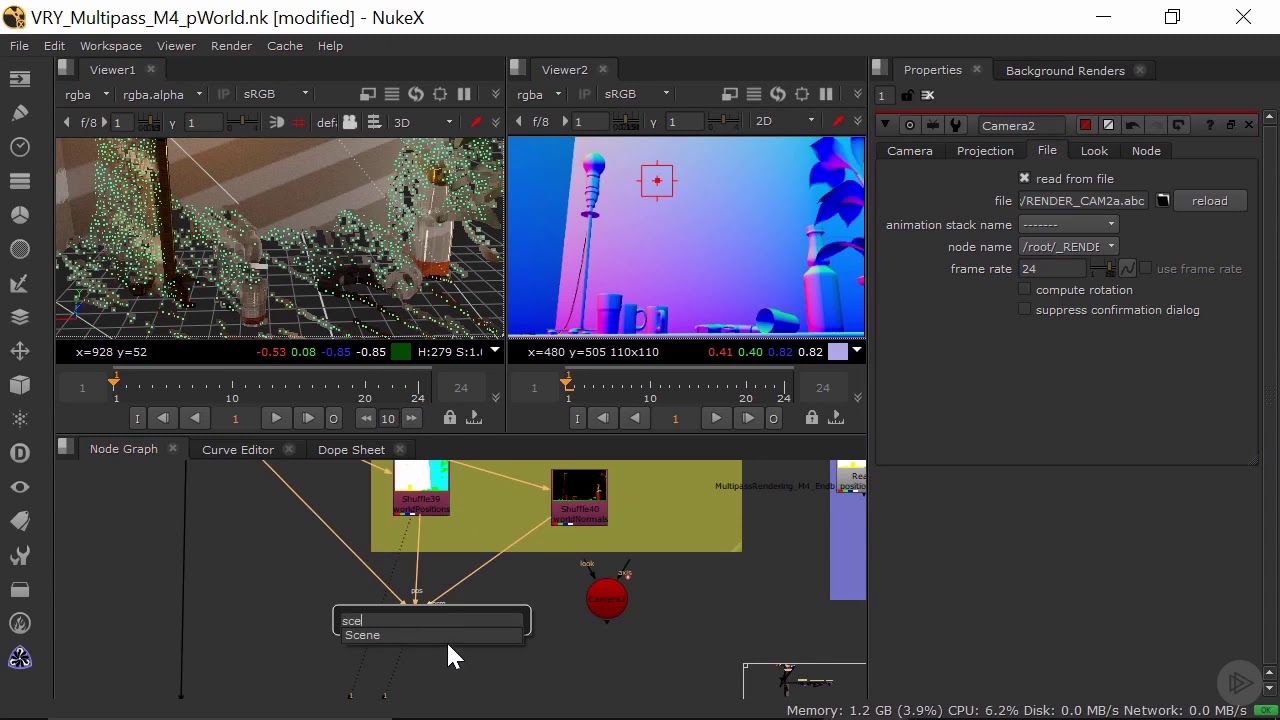 0408 Relighting in Nuke Using pWorld and Normals Passes - YouTube