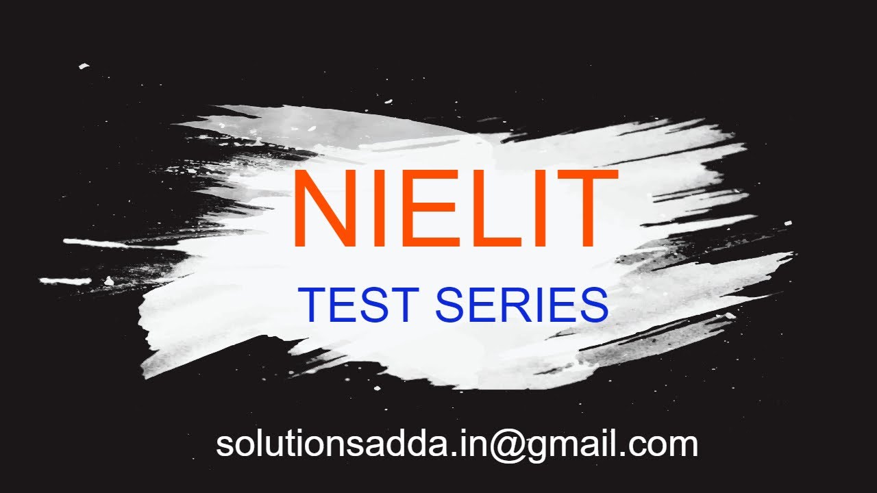 NIELIT TEST SERIES | SUBJECT TESTS | MULTI SUBJECT TESTS | MOCK TESTS ...