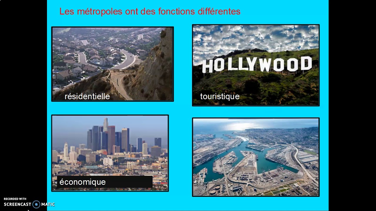 géographie 6ème habiter une métropole - YouTube