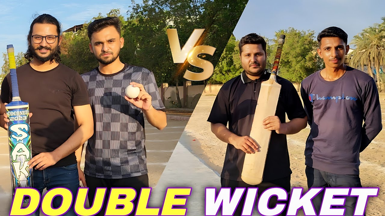 Aj Humne Apas Mein Khela Double Wicket Cricket Tournament 😍 - YouTube