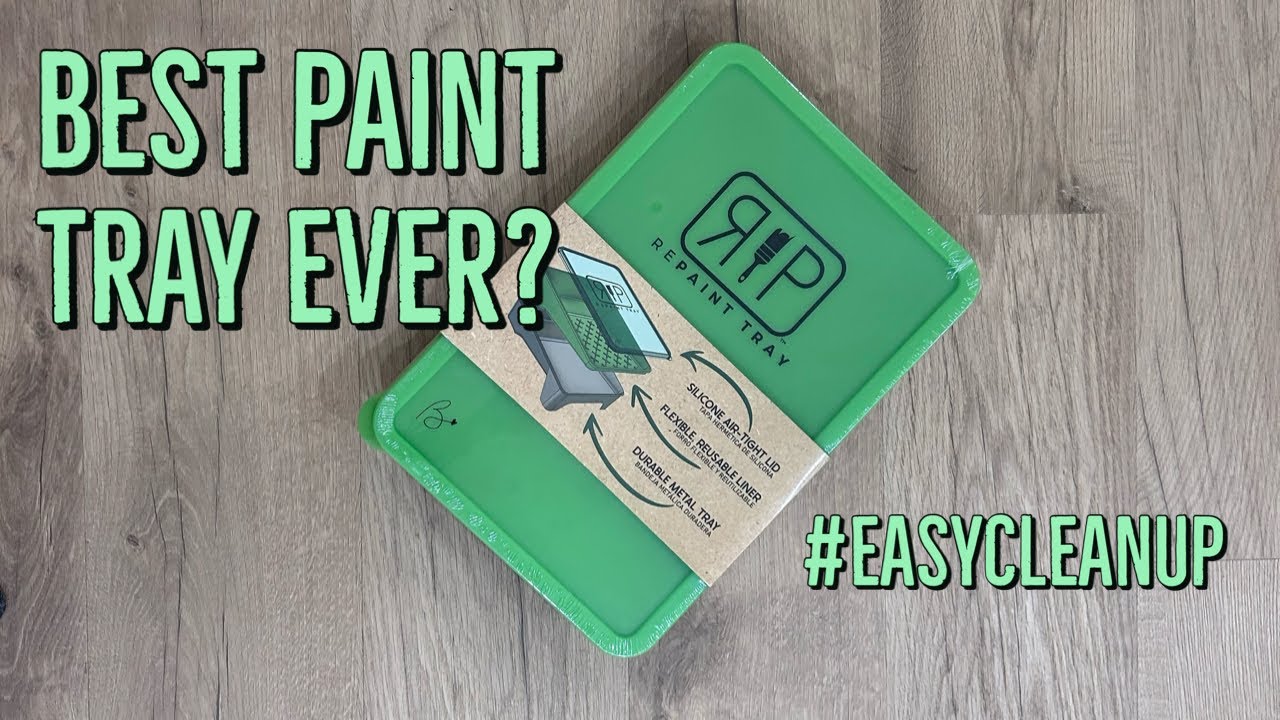 RePaint Tray makes cleanup & paint storage between coats a breeze! #paint #painting - YouTube