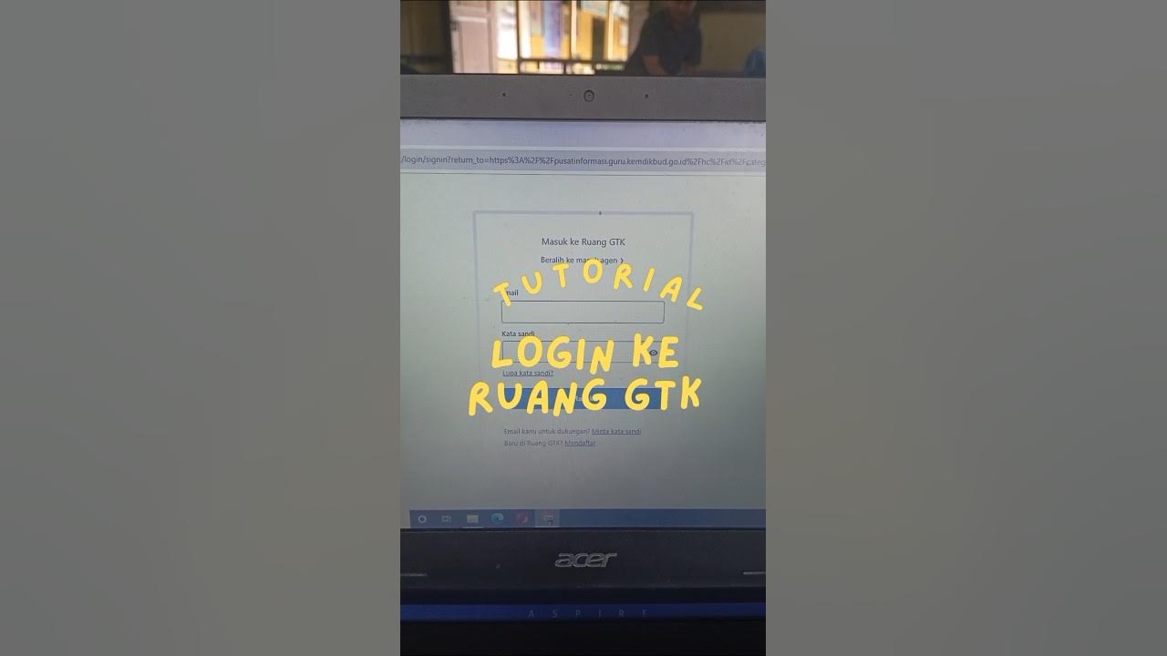 Tutorial login ke ruang gtk #guru #ruanggtk #sekolah #belajar #rhk - YouTube