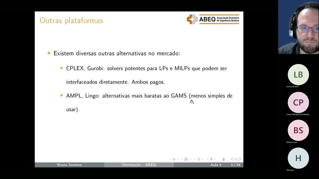 Reconciliação de dados usando Pyomo (aula do dia 10/11/2022) - YouTube
