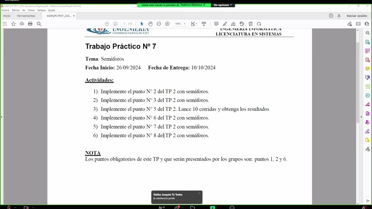 Programación Concurrente 13°Clase (Práctica) | 26/09/24 - YouTube