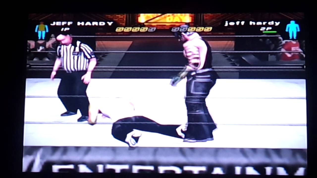 Jeff hardy vs jeff hardy HCTP CLAW (PS2) - YouTube