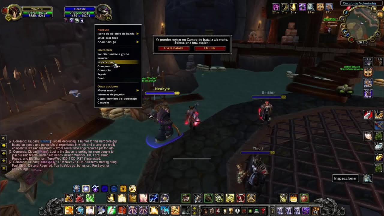 WoW Woltk classic Full indomitable Ret Paladin Realm Faerlina - YouTube