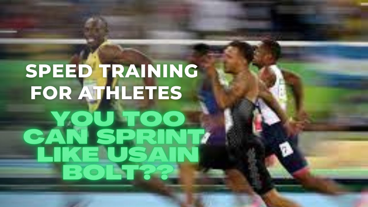 Speed Training For Athletes |Usain Bolt Analysis - YouTube