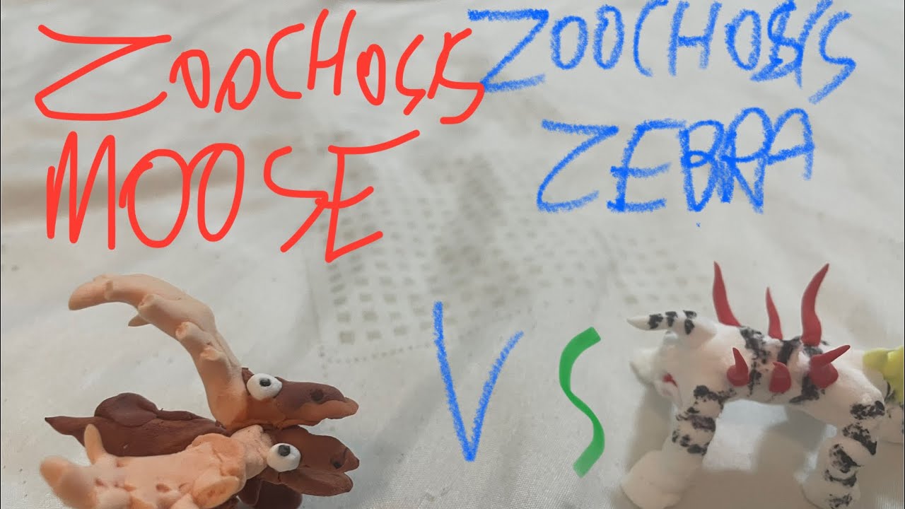 Zoochosis Zebra vs Zoochosis Moose - YouTube