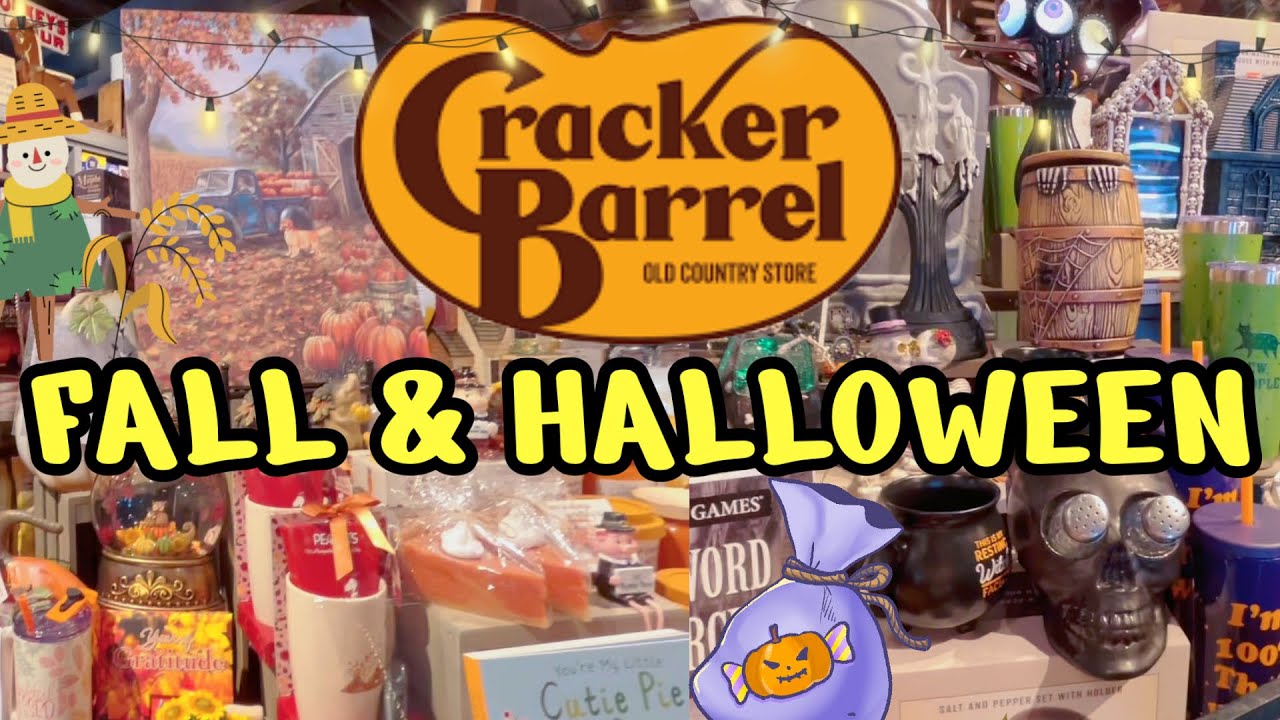 *NEW* HALLOWEEN & BEAUTIFUL FALL 🍁@ CRACKER BARREL! - YouTube