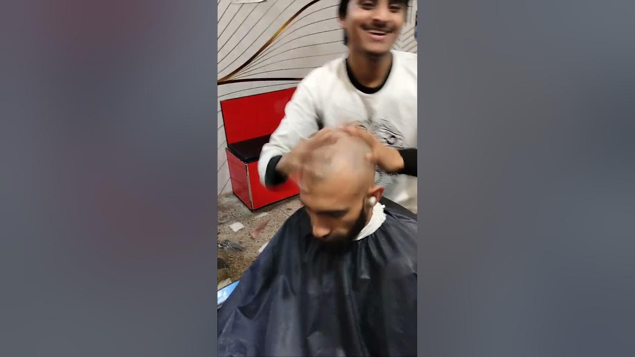 Satisfying Head Massage ️🪒💈😮😱{fresh Head Shaved} Headmassage Asmr