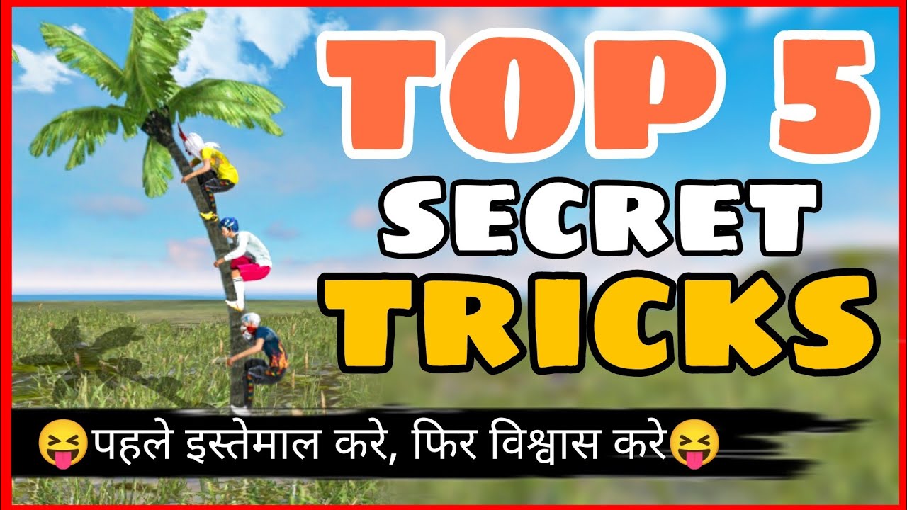 Top 5 Secret Tricks FF || Part-10 || Tips and Tricks Garena Free Fire ...