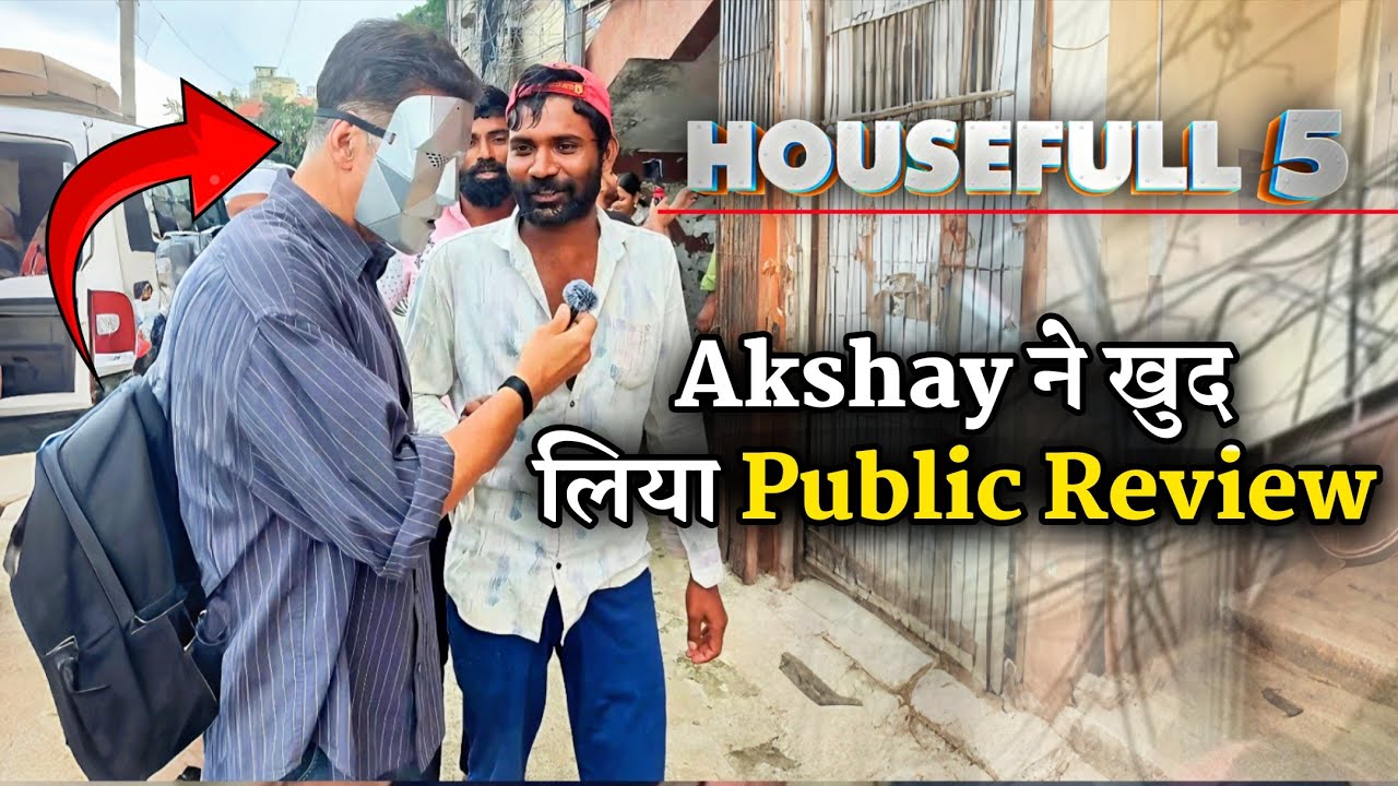 Akshay Kumar Hide His Face With Mask and And Took Live Review Of ...