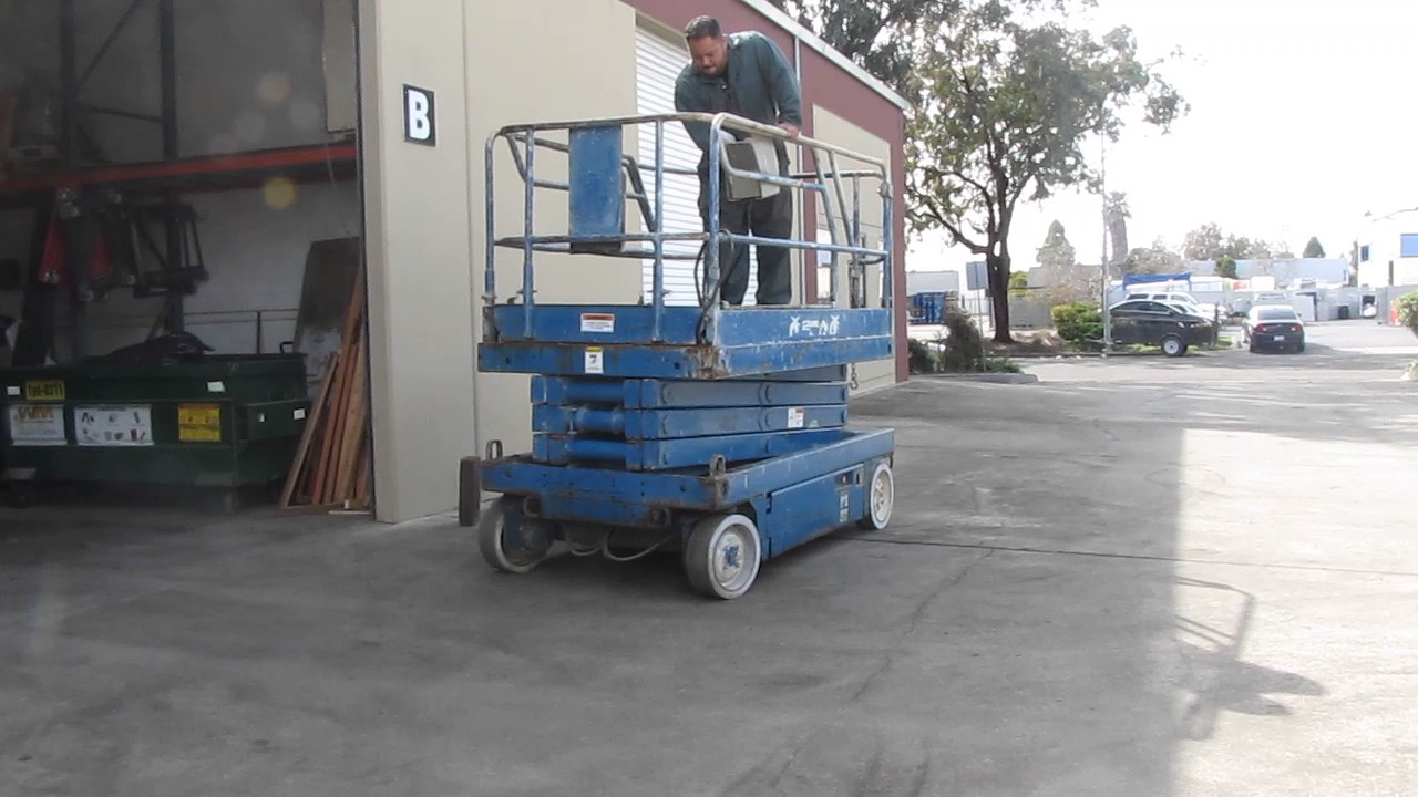 Upright X26-NX Scissor Lift Aerial Man Lift Boom Only 356 hrs genie jlg ...