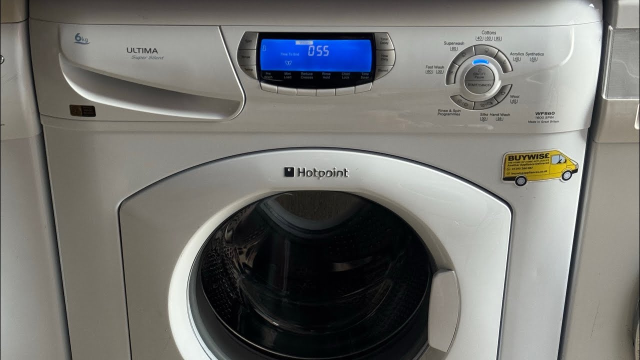 1 Subscriber Special - Starting Hotpoint WF860 - YouTube