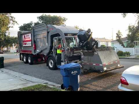 Athens Services of garbage of 1167 in Azusa CA - YouTube