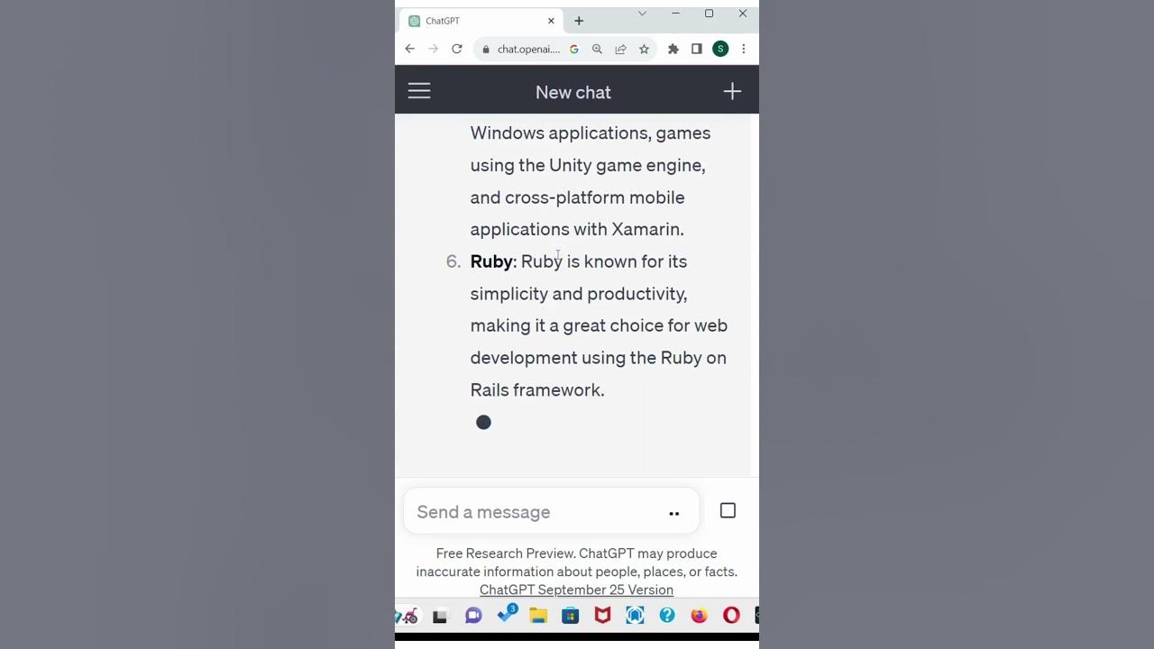 Chatgpt Top Programming Language Picks #coding #gpt #code #gptgroup #technology #tech #best ...