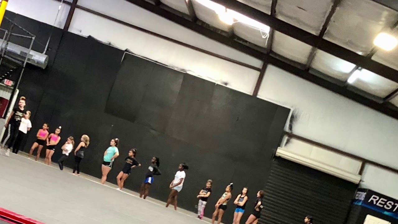 Opening Day of our Cheer and Tumble Gym in Forney, Tx - YouTube