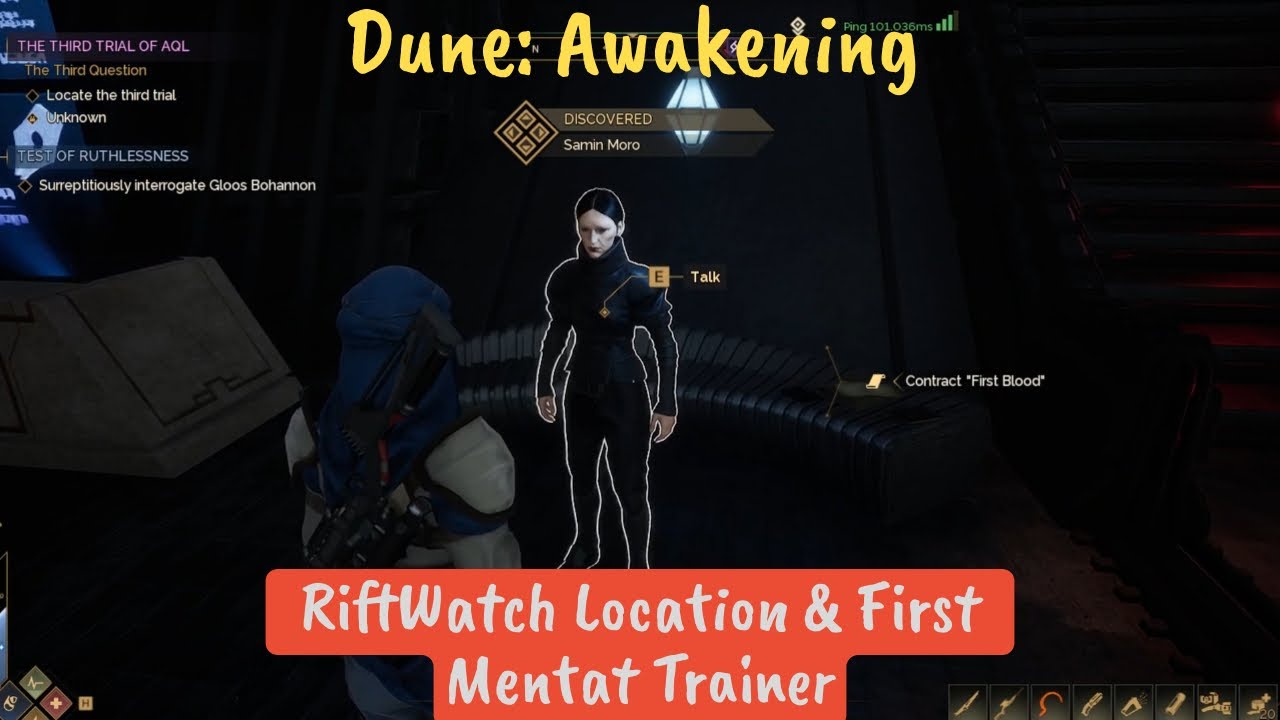 Dune: Awakening - RiftWatch Location & First Mentat Trainer - YouTube