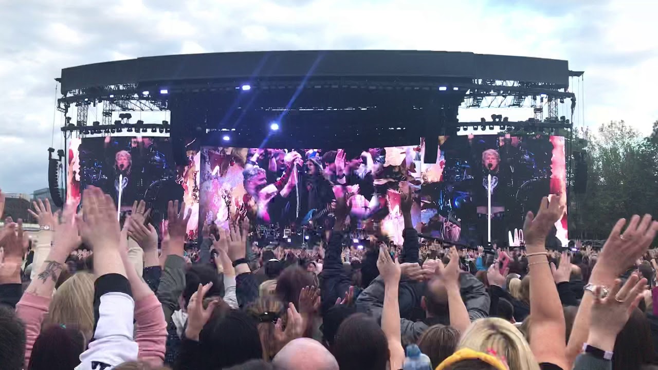 Bon Jovi Raise Your Hands Live at RDS Arena Dublin June 15 2019 - YouTube