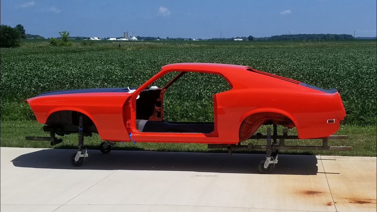1969 Mustang BOSS 302 Restoration Project: #20. PAINTING THE BLACKED ...