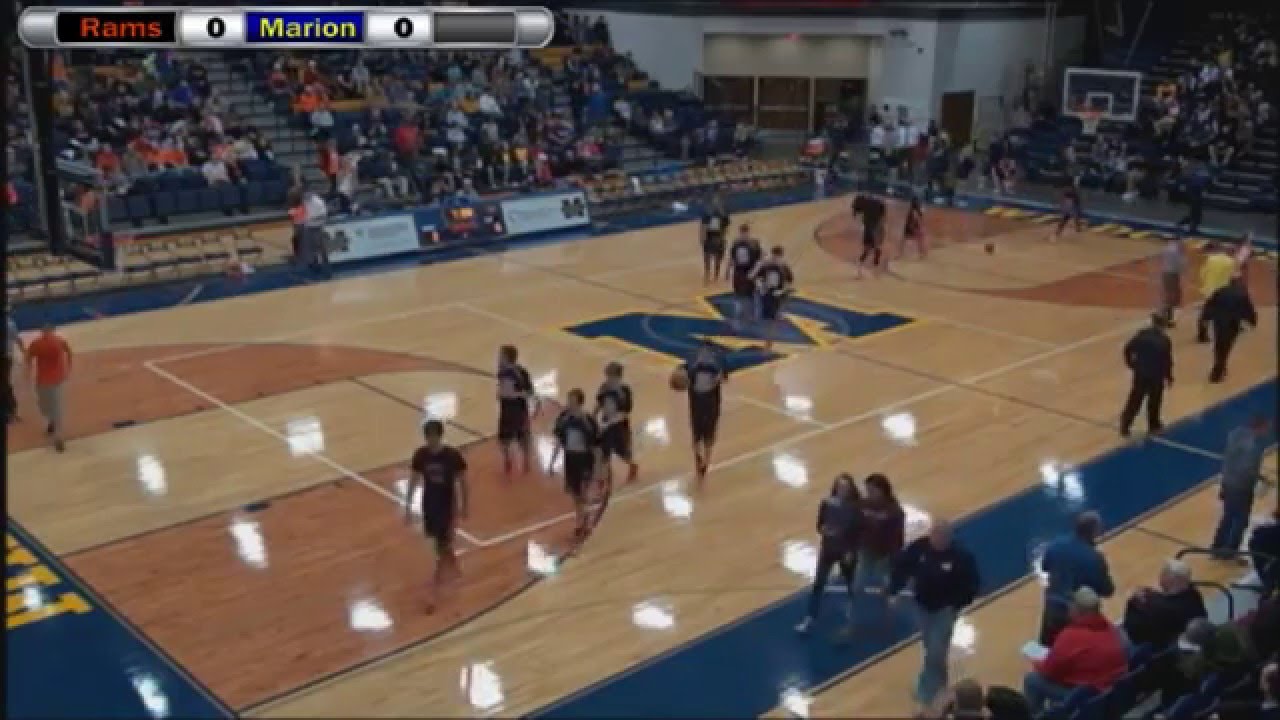 Mt. Vernon Rams Basketball at Marion Wildcats - 2015-16 - YouTube