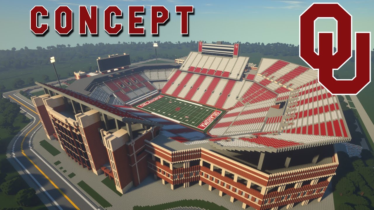 Expansion Concept of Oklahoma Memorial Stadium! | Minecraft Concept ...