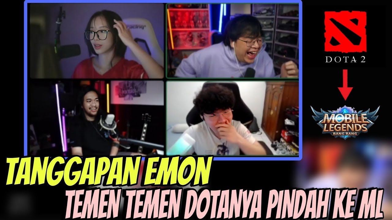 SESI DISCORD DEANKT "TANGGAPAN EMON TEMEN TEMENYA DI DOTA PINDAH KE ML ...