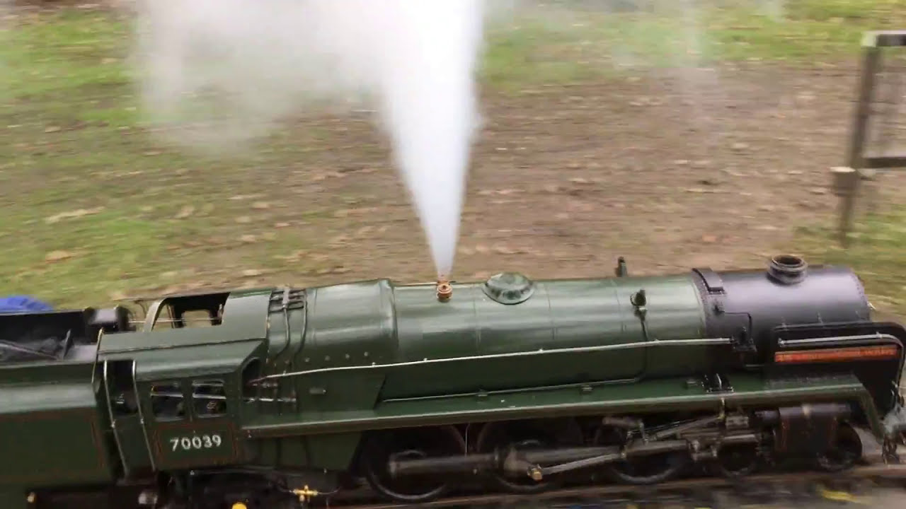 Britannia 70039 "Sir Christopher Wren" Steam Test 100217 - YouTube