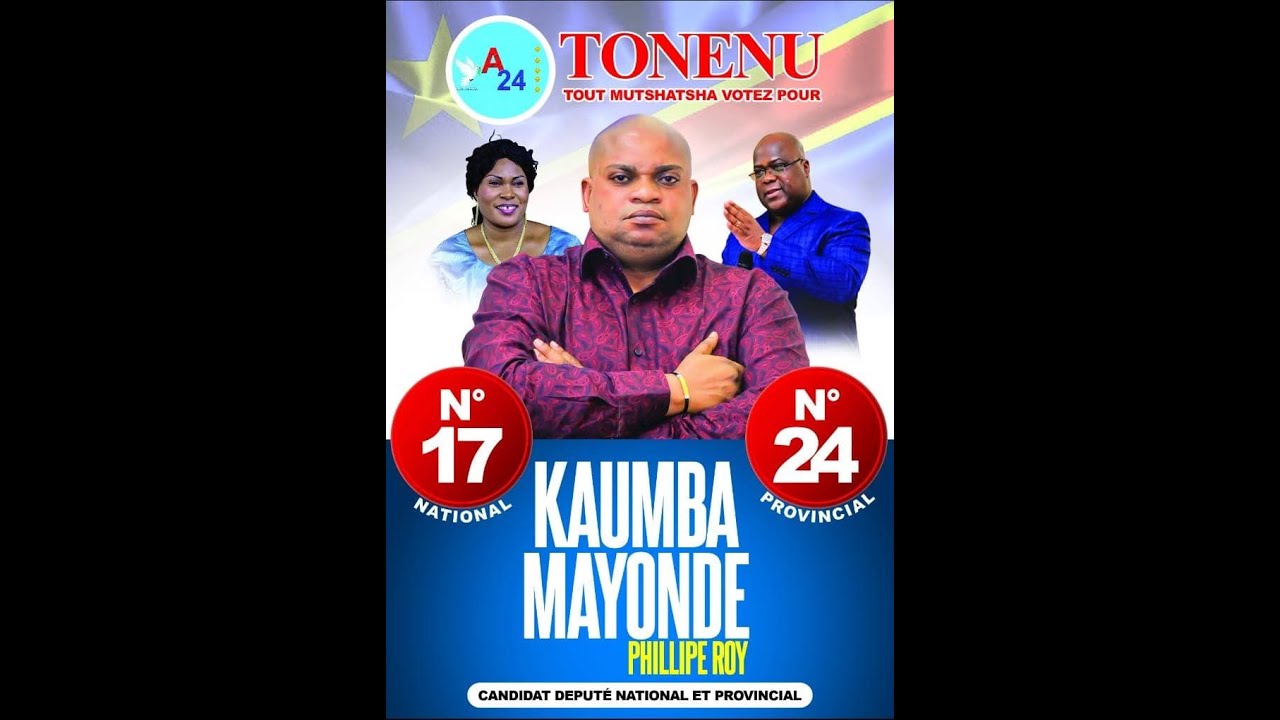 🟧 FELIX WAZEKWA chante JE VOTE KAUMBA MAYONDE PHILLIPE ROY (audio ...