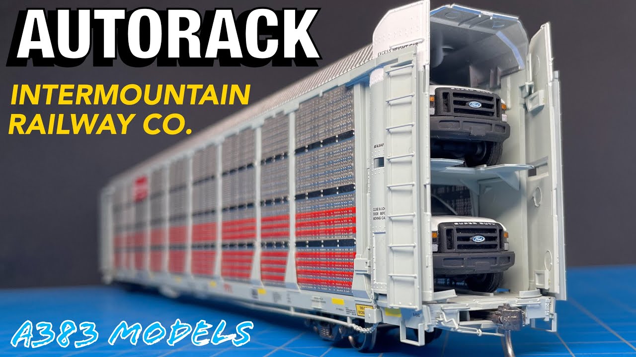 REVISIÓN de Autorack Bi-Nivel Intermountain, Escala HO (1:87) - YouTube
